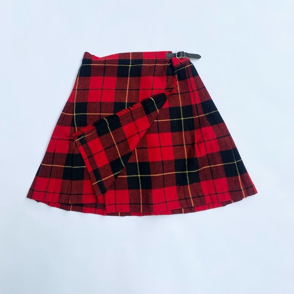 Vintage | Skirts | 6s Vtg Laird Portch Scottish Wool Plaid Tartan Kilt ...